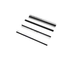 China 2.54 Pitch Single Double Row Pin Connector 180/90 Degree Vertical Horizontal Pogopin Socket Spring Thimble for PCB Application for sale