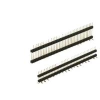 China 2.54 Pitch Single Double Row Pin Connector 180/90 Degree Vertical Horizontal Pogopin Socket Spring Thimble for PCB Application for sale