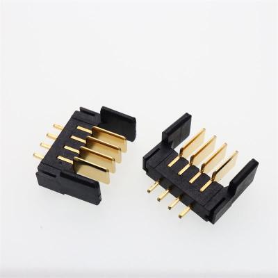 China Blade Battery Holder Connector 180 Degree Straight Plug Gold Plated 3~16pin Male and Female Suitable for Laptop Smart Door Lock for sale
