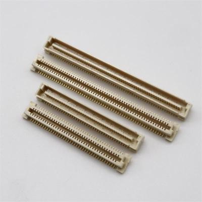 China AMP domestic replacement material single slot board-to-board connector gold plated multi-space multi-materials number for sale