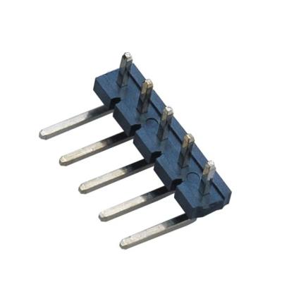 China Pin header connector factory Direct Single Row Needle Curved Connectors 2.54 Spacing for Board to Board & Mezzanine Applications for sale