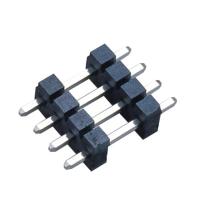 China Pin header connector factory Direct Single Row Needle Curved Connectors 2.54 Spacing for Board to Board & Mezzanine Applications for sale
