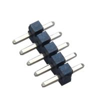 China Pin header connector factory Direct Single Row Needle Curved Connectors 2.54 Spacing for Board to Board & Mezzanine Applications for sale