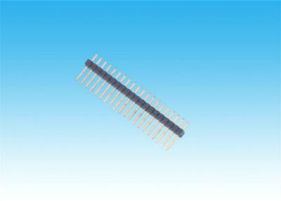 China Single Row 2 - 50 Pin Header Connector Copper Alloy Contact Materials for sale