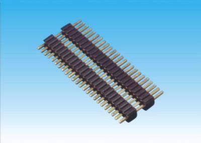 China 1.0mm Pitch Dual Plastic PCB Header Connector 600V AC/Min Withstand Voltage for sale