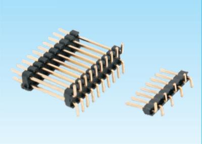 China 1.27mm / 2.0mm Pitch Pin Header Connector 2 - 50 Pin 3.0 AMP Current Rating for sale