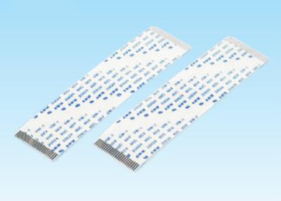 China 15 Pin 0.5mm Pitch FFC Flat Cable White Color Opposite Side Contact Design for sale