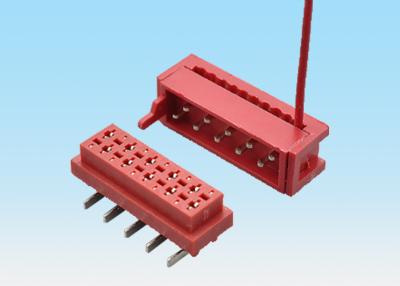 China 2 - 30 Pin Wire To Board Edge Connector , Electronic Cable Connectors Double Row SMT Type Puncture for sale