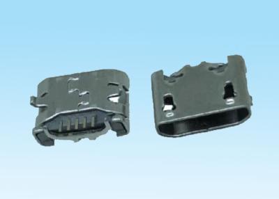 China SMT Type 5 Pin USB C Connector 4.85mm Straight Side With Horn For Smart Lock for sale