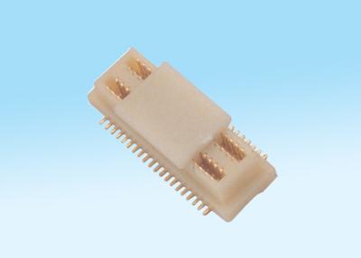 China 10-100 Pins Board To Board Connector Pitch 0.5mm Insulator Material Polyester UL94V-0 for sale
