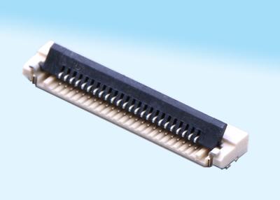 China Integrates Mold Design FPC Cable Connector 0.5mm Pitch 24 Pin R/A SMT Under Contact for sale
