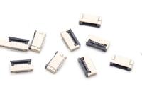 China 0.5 mm pitch connector  FPC Connector types, with LCP, White, Flammability Rating(UL94V-0) for sale