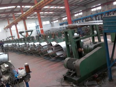 China Medium Blue Color 0.6-1.6mm Wire Galvanizing Line For Making Iron Wire for sale