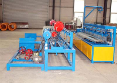 China Single Wire Chain Link Fence Machine Twisted / Knuckled Sides Energy Saving for sale