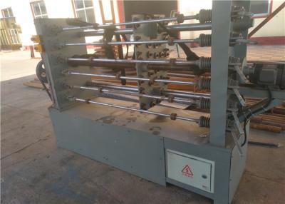 China Fully Automatic Wire Coiling Machine , Gabion Wire Mesh Machine PLC Control for sale