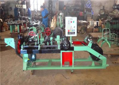 China Automatic Barbed Wire Making Machine , Iron Wire Making Machine 3 Inch - 6 Inch Twist for sale