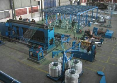 China 6x8 Wire Basket Making Machine , Gabion Production Line ISO9001 Approved for sale
