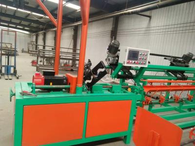China Easy Operate Chain Link Fence Equipment , Link Chain Making Machine 2 Wire Twist for sale