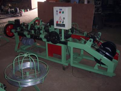 China CS-B Single Twisted Galvanized Barbed Wire Making Machine Full Automatically for sale