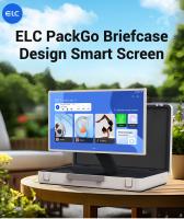 China ELC PackGO Portable 27 Inch Briefcase Design Touch Screen Android System Smart TV Screen For Camping for sale