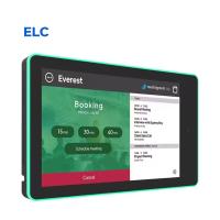 China 10 Inch Wall Mount Android Meeting Tablet with LED Light Bar for sale