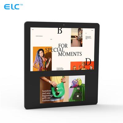 China Android 11 Slim Dual Screen Wall Mount Digital Signage 1280x800 for Retail Store for sale
