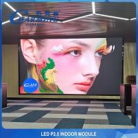 China High-Brightness Indoor LED Display Module with 7680Hz refresh rate and magnetic front maintenance for retail signage and conference rooms for sale