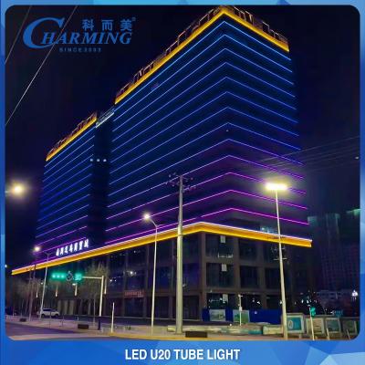 China Transparent Outdoor LED Tube IP65 Waterproof For Building Facade for sale
