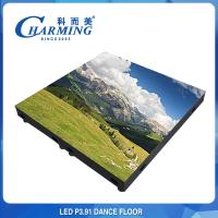 China High Load-Bearing Waterproof Tempered Glass & Anti-Slip Surface LED Video ﬂoor tiles GOB IP65 for sale