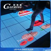 China Antiwear IP53 Dance Floor Underground LED Screen Tempered Glass for sale