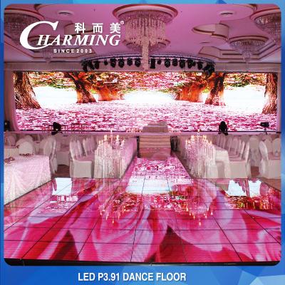 China P3.91 Led Dance Floor Video Floor For Rental Event Wedding Exhibition for sale