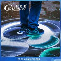 China P3.91 Inductive LED Video Floor Dance Floor RGB HD IP65 High Durability BIS CE for sale