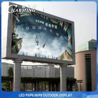 China High Brightness P5 P8 Outdoor LED Display Fixed Building Advertising Screen for sale