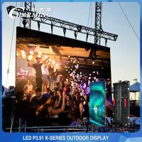 China Outdoor stage led wall P3.91 Rental Led Display 4K high brightness for sale