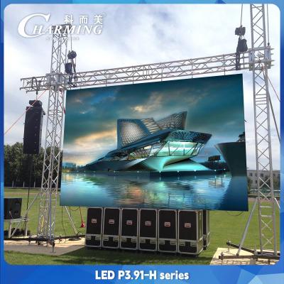 China 200W LED Video Wall Display Outdoor P3.91 Music Party Event Ultrathin Light Weight for sale
