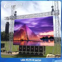 China High Refresh Outdoor Rental Big Advertising LED Display Screen 4500CD/M2 for sale