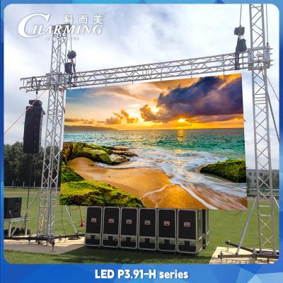 China Stage Background P3.91 Rental LED Video Wall Display Refresh Rate 3840H2 for sale