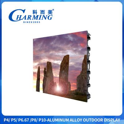 China P4 P6 P8 Advertising Outdoor Ip65 Led Screen With 3840Hz for sale