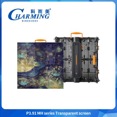 China 3840Hz LED Flexible Transparent Film Display 50000 Hours Life Span for sale
