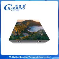 China Dancing Floor Tempered Glass Video Light Wedding Party Pixel Led 3d Led Dance Floor for sale