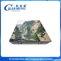 China TOP Hotsale Dj Disco Panel Tile Toughened Glass Light Up 3d Led Dance Floor Video Light Waterproof for sale