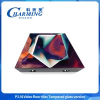 China GOB ProcessGlass Dance Floor Tempered P3.91 Glass Dance Floor Rapid Packaging Technology for sale