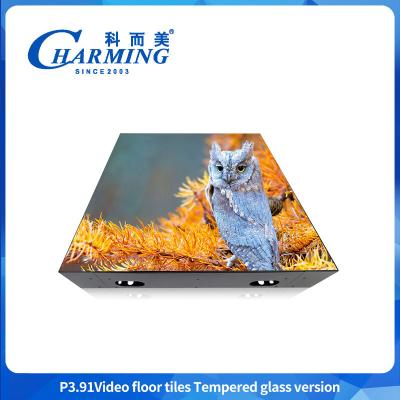 China Ip65 Advanced Protection Against Water And Stains 4k Rgb Full Color Luminous Video Dance Floor P3.91 Led Dance Floor Screen Nightclub for sale