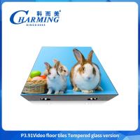 China 2025 Wholesale P3.91 Led 3d Dance Floor Transparent Glass Floor Dance Led Display for sale