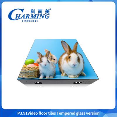 China 2025 Wholesale P3.91 Led 3d Dance Floor Transparent Glass Floor Dance Led Display for sale