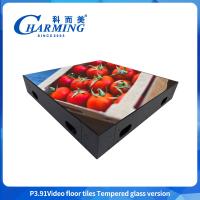China P3.91 GOB Craft Glass Material Dustproof Moisture-proof Waterproof Video Dance Brick  For Various Indoor And Outdoor Rental Activities for sale