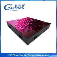 China P3.91 High performance load-bearing and waterproof design LED video floor tile high brightness LED video floor tile for sale