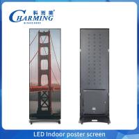 China Indoor Poster Screen LED Video Wall Display with Mobile Phone Control and High Refresh Rate for Easy Setup and Portable for sale