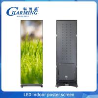 China HD LED Indoor Full Color Poster LED Display P1.86 P2 P2.5 P3 Floor Standing Digital Screen Poster Screen for sale