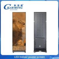 China Featuring High Refresh Rate GOB Process  Foldable LED Poster Screen and Smart Mobile Control for sale